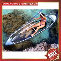 China beautiful see-through boat,PC canoe,transparent kayak,PC kayak,polycarbonate canoe,polycarbonate kayak,new style kayak for sale