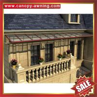 China anti-uv polycarbonate aluminium alloy awning canopy for porch gazebo patio corridor-excellent wanterproofing sunshade for sale