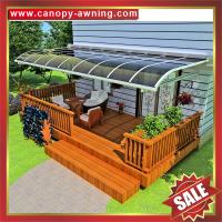 China outdoor villa house garden patio terrace balcony alu aluminum polycarbonate pc awning canopy canopies cover shelter for sale