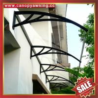 China excellent waterproofing home house window door rain sun diy pc polycarbonate awning canopy canopies shelter cover kits for sale