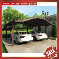 China outdoor villa house roma pc polycarbonate aluminium aluminium parking car shelter canopy awning cover shield carport for sale
