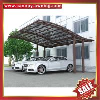 China excellent outdoor aluminum alu polycarbonate villa hotel garden parking car shelter carport canopy awning shed shield for sale