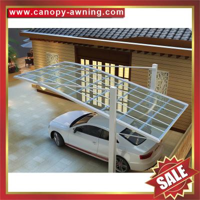 China excellent modern villa hotel garden parking aluminum alloy polycarbonate car shelter carport canopy awning shed shield for sale