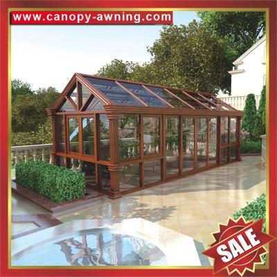 China Prefab solar Sun room,sun house,garden metal aluminum alloy glass house,excellent aluminium framework,super durable! for sale