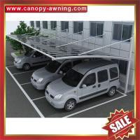 China outdoor alu polycarbonate aluminium aluminium parking car shelter canopy awning cover shield carport kits manufacturers for sale