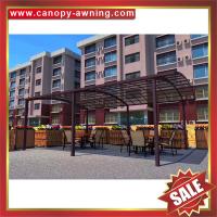 China excellent outdoor house patio gazebo aluminium aluminum alu pc polycarbonate awning canopy shelter kits for sale for sale