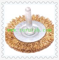 China Crimped Wire Rod & Flat  Wheel Brushes TR103 for sale
