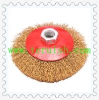 China Crimped Wire Screw & Plate  Wheel Brushes TRC05 for sale