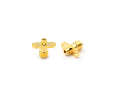 China SMA Female Flange Connector For .086/RG405 Cable for sale