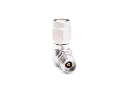 China 2.92 Male to 2.92 Female Right Angle RF Adapter for sale