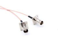 China Cable Assembly BNC Female Flange and SMB Female R/A with RG316 cable，length 700 mm for sale