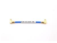 China Cable Assembly Double MCX Male Right Angle with .086/RG405 Cable, Length 70mm for sale