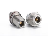 China N female to N female bulkhead stainless steel RF Coaxial Adapter N-KYKMG for sale