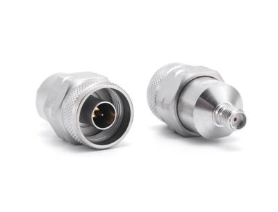 China N male to SMA female Stainless Steel Precision RF Adapter for sale