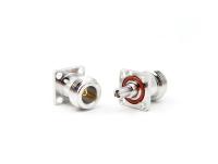 China RF Adapter N Female to MCX Female Flange Mount for sale