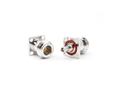 China RF Adapter N Female to MCX Female Flange Mount for sale