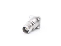 China TNC Female to TNC Female Flange Stainless Steel RF Adapter for sale