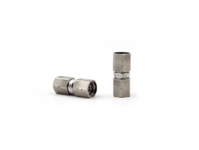 China Milimeterwave Adapter Stainless Steel 1.85mm male to 2.4mm male for sale