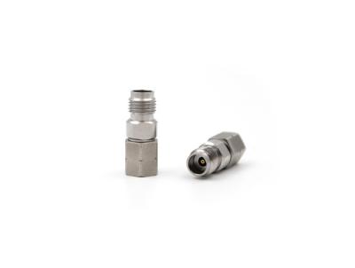 China Milimeterwave Adapter Stainless Steel 1.85mm Male to 2.4mm Female for sale