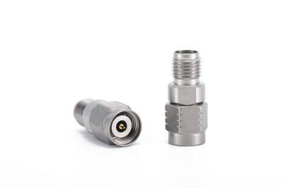 China 2.4mm Male to 3.5 Female Stainless Steel Precision Adapter for sale