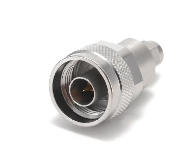 China N Male to 2.92mm male stainless steel precision RF Coaxial Adapter for sale