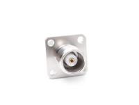 China RF Adapter Stainless Steel TNC Female to SMA Female Flange for sale