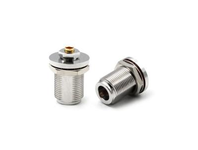 China N female BUlkhead for RG402/.141 Cable for sale