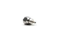China RF Connector Stainless Steel F Male for RG316/GR174 Cable for sale
