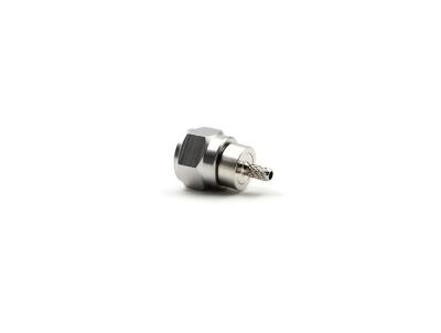 China RF Connector Stainless Steel F Male for RG316/GR174 Cable for sale