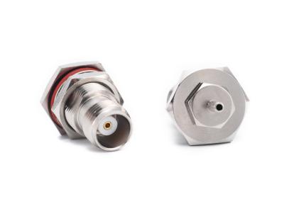 China RF Connector TNC Female Bulkhead for RG316 cable, Crimp for sale
