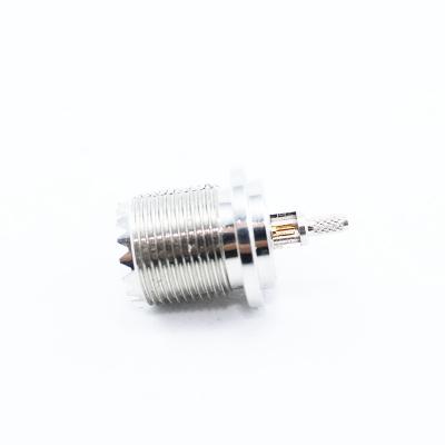 China UHF female sky window crimp for RG 316 Cable RF connector for sale