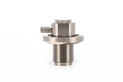 China UHF female right angle crimp for RG 58 cable RF Coaxial Connector for sale