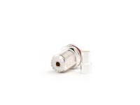 China RF Connector UHF Female Bulkhead for LMR240 Cable Crimp for sale