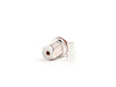 China RF Connector UHF Female Bulkhead for LMR240 Cable Crimp for sale