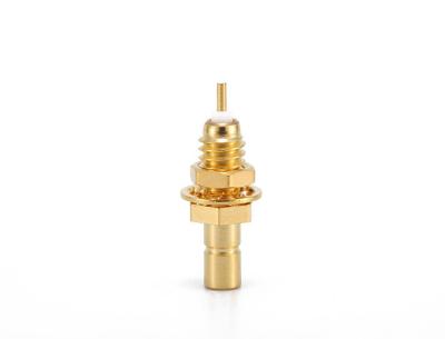 China SMB male bulkhead RF Coaxial Connector for sale