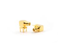 China RF Connector SSMA Female Right Angle PCB Mount for sale