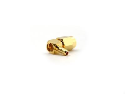 China RF Connector SSMA Male Right Angle for RG316 Cable for sale