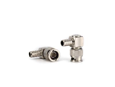 China Mini-BNC Male Right angel Connector for LMR240 Cable for sale