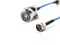 China RF Cable Assembly L29 Female Flange and N Male with 250 cable length 200MM for sale