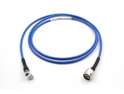 China Cable Assembly SMA Male Right Angle and N Male with 142PUR cable length 1.6 meter for sale