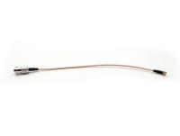 China Cable Assembly MCX Male Right Angle and BNC Female with RG316 Cable, length 240mm for sale