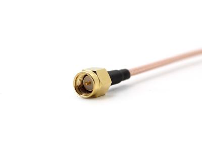 China Cable Assembly SMA Male and SMA female bulkhead with RG316 Cable, length 217mm for sale