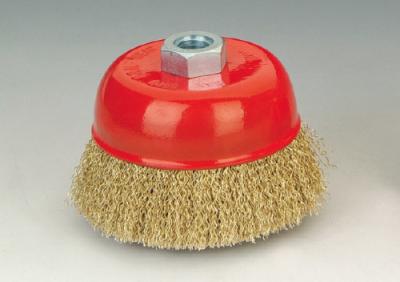 China Crimped wire cup brushes for sale