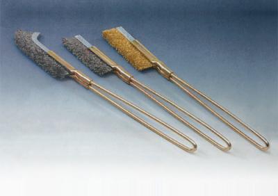 China Mini hand scratch brush with wire handle for sale