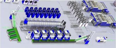 China 16 Cabin Tunnel Industrial Washer System SX-6016M, the lower water, electricity, steam consumption for sale