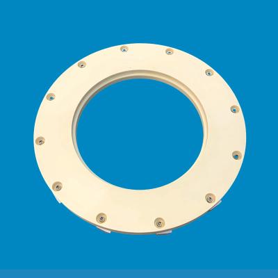 China Wear Resistant Al2O3 Alumina Based Ceramics Disc Oem In Bulk for sale