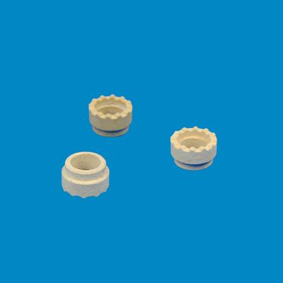 China Synthesized Cordierite Ceramic Ring 1400℃ Max Temperature with 900 Kgf/cm² Bending Strength for Industrial Kiln Applications for sale