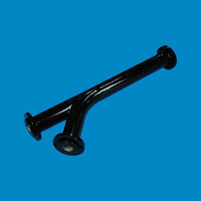 China Anti Wear Ceramic Lined Aluminum Powder Conveying Pipeline 1630℃ Temperature Resistant Customizable for sale