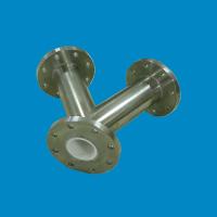 China Lightweight Alumina Ceramic Lined Pipe for Material Transport | High Hardness & Corrosion Resistance | MOQ 100 Units for sale