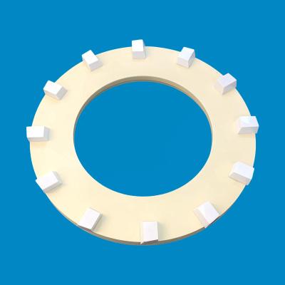 China Alumina Ceramic Crusher Parts with 1650℃ Heat Resistance and 3600 MPa Compressive Strength for Industrial Equipment for sale
